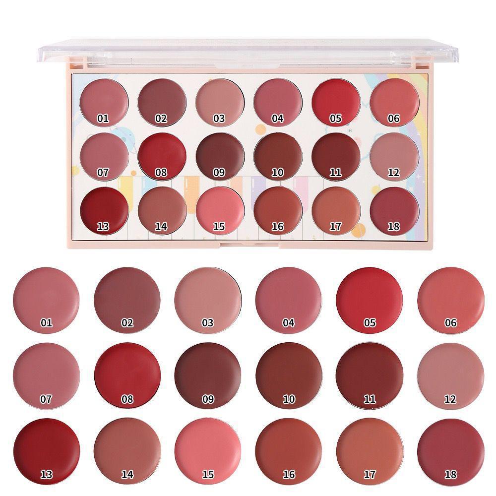 18 Color Lipstick Kit – Miss Rose